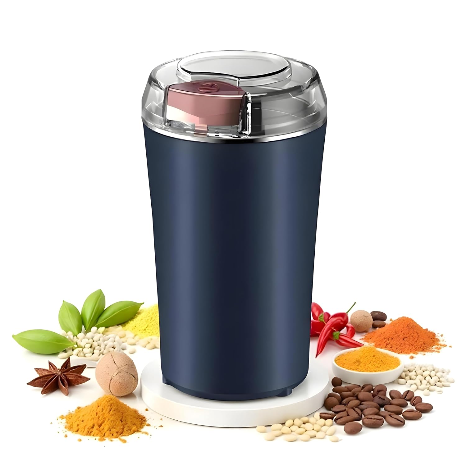 QuickGrind™ - Portable Stainless Steel Mini Mixer Grinder for Kitchen ...
